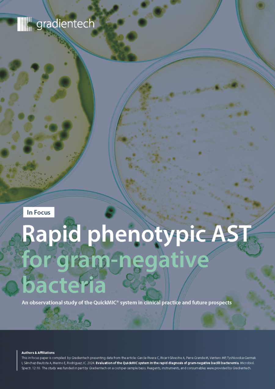 In Focus: Rapid AST for gram-negative bacteria – case study | Gradientech